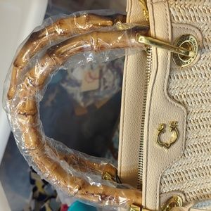 C. Wonder | Bags | C Wonder Womens Adult Skye Straw Bamboo Handle ...